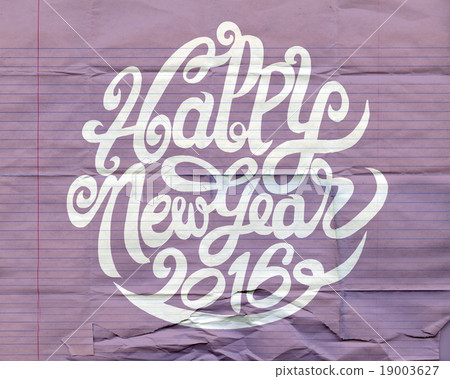 Hand drawing Doodle of happy new year - Stock Illustration [19003627 ...