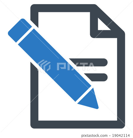 Edit Records Icon - Stock Illustration [19042114] - PIXTA