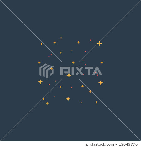 starry sky icon - Stock Illustration [19049770] - PIXTA