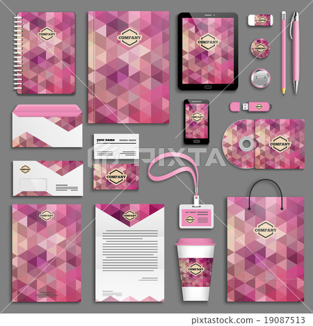 Corporate identity template set - Stock Illustration [19087513] - PIXTA