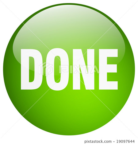 done green round gel isolated push button - Stock Illustration ...