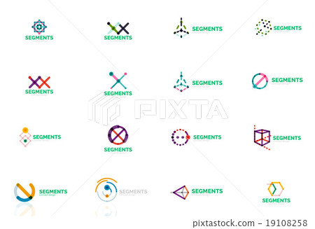 Abstract line logo collection - Stock Illustration [19108258] - PIXTA