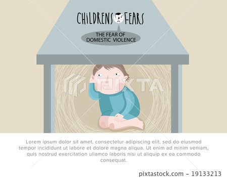 Common childhood fears. - Stock Illustration [19133213] - PIXTA