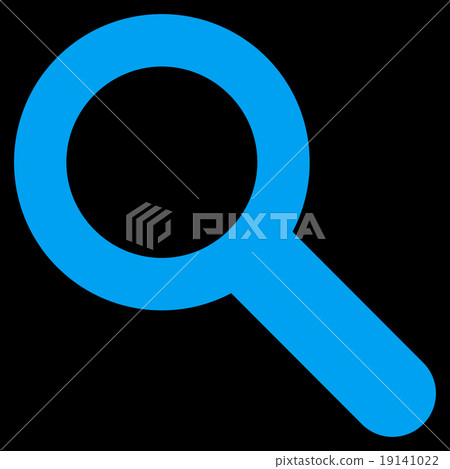 Search flat blue color icon - Stock Illustration [19141022] - PIXTA