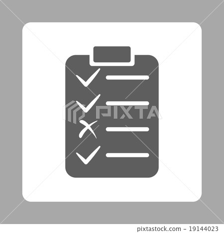 Task List Icon from Commerce Buttons OverColor Set - Stock Illustration ...