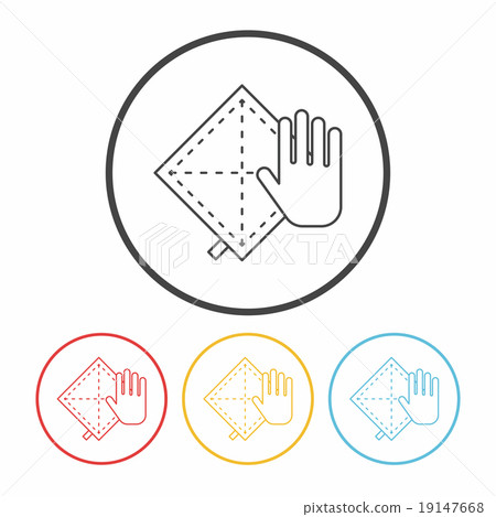rag icon - Stock Illustration [19147668] - PIXTA