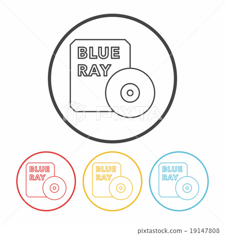 DVD line icon - Stock Illustration [19147808] - PIXTA