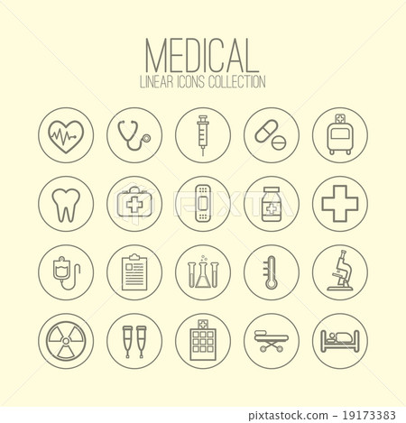 Medical Linear Icons - Stock Illustration [19173383] - PIXTA