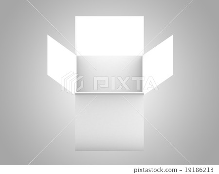 Open box isolated on a white background - Stock Illustration [19186213 ...