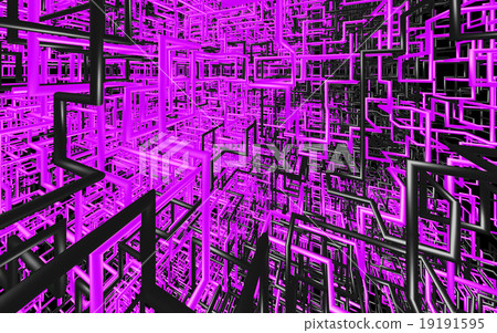Abstract color tube like on solid background. - Stock Illustration ...