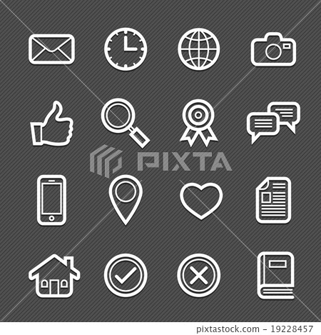 general symbol line icon vector - Stock Illustration [19228457] - PIXTA