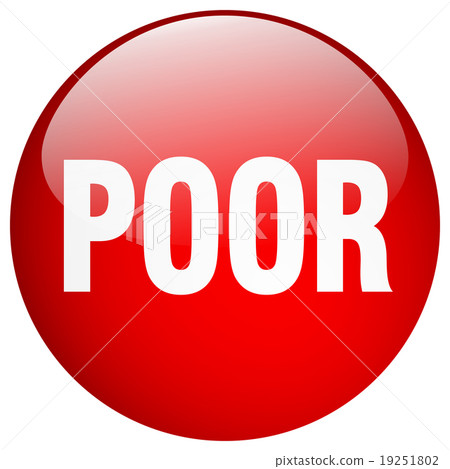 poor red round gel isolated push button - Stock Illustration [19251802 ...