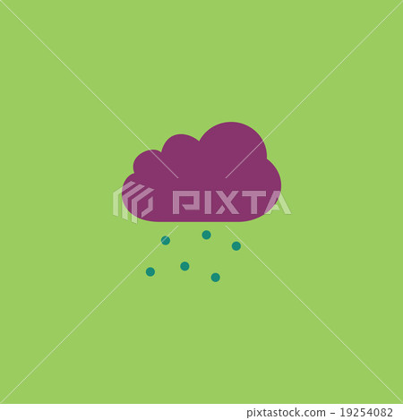 Cloud with hail - Stock Illustration [19254082] - PIXTA