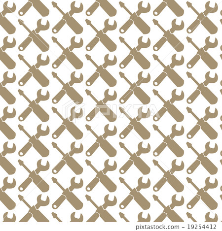 Tools pattern background - Stock Illustration [19254412] - PIXTA
