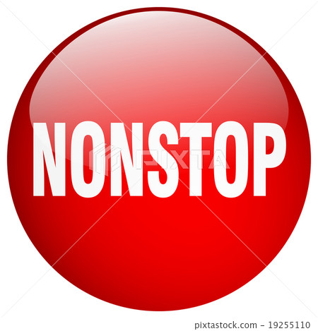 nonstop red round gel isolated push button - Stock Illustration ...