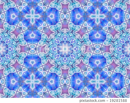 Light blue kaleidoscope background - Stock Illustration [19281588] - PIXTA