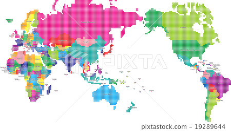 World map Alphabet - Stock Illustration [19289644] - PIXTA
