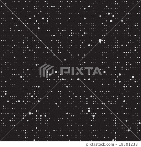Halftone rounds. Stylized stars in the night sky - Stock Illustration ...