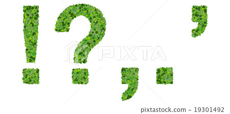 Alphabet marks letters ! ? , . ' exclamation mark - Stock Illustration ...