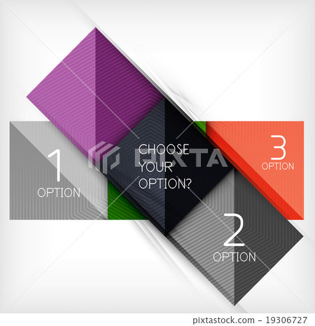 Paper style design templates, square abstract - Stock Illustration ...