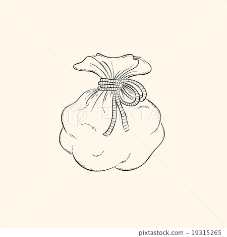 Wrapped bag draft - Stock Illustration [19315265] - PIXTA