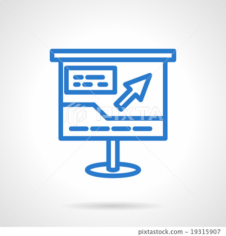 Business project vector icon simple line style-插圖素材 [19315907] - PIXTA圖庫