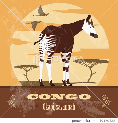 Democratic republic of Congo landmarks. - Stock Illustration [19320188 ...