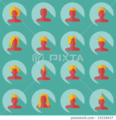 Flat modern design with shadow Man silhouette - Stock Illustration ...