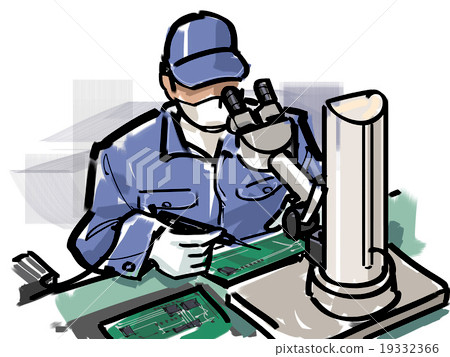 Precision parts processing - Stock Illustration [19332366] - PIXTA