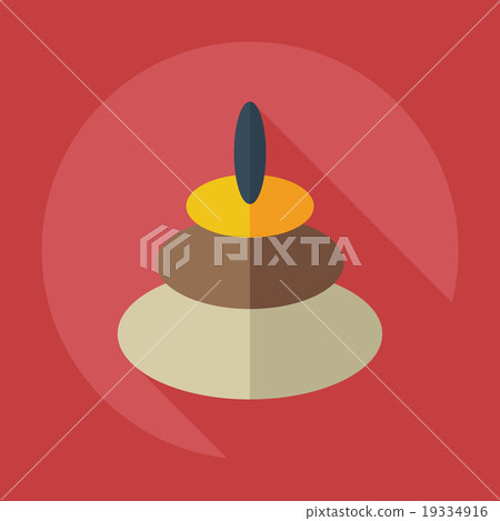 Flat modern design with shadow icons toys - Stock Illustration ...