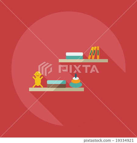 Flat modern design with shadow icons books - Stock Illustration ...