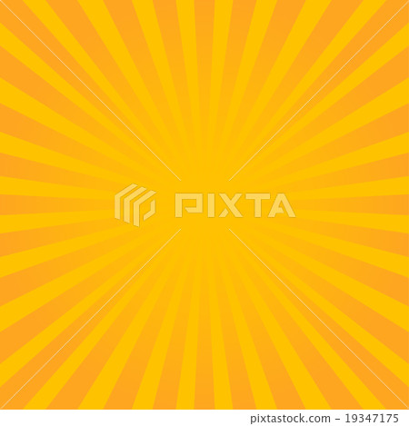Yellow ray radiating background - Stock Illustration [19347175] - PIXTA