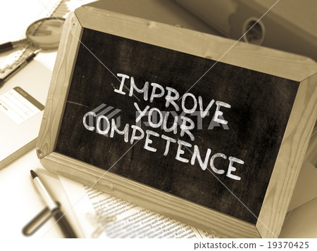 Hand Drawn Improve Your Competence Concept on - Stock Illustration ...