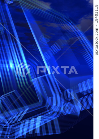 Blue future image - Stock Illustration [19403119] - PIXTA