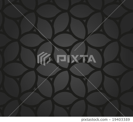 Geometric Seamless Vector Dark Pattern - Stock Illustration [19403389 ...