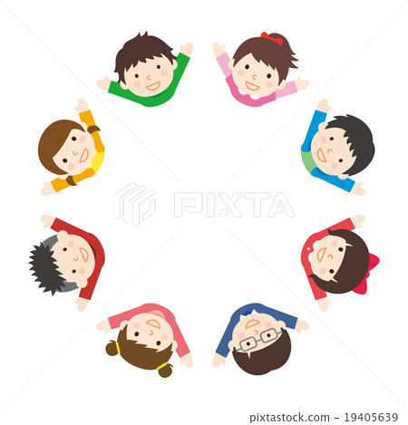 Children playing Banzai - Stock Illustration [19405639] - PIXTA