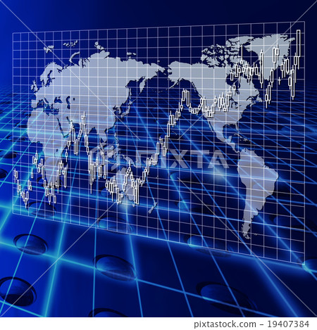 World stock market and the Internet - Stock Illustration [19407384] - PIXTA