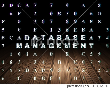 Database concept: Database Management in grunge - Stock Illustration ...