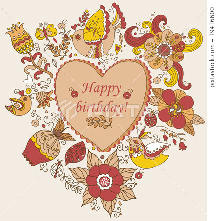 Heart banner for life events - Stock Illustration [19416600] - PIXTA