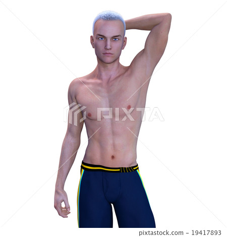 A young man - Stock Illustration [19417893] - PIXTA