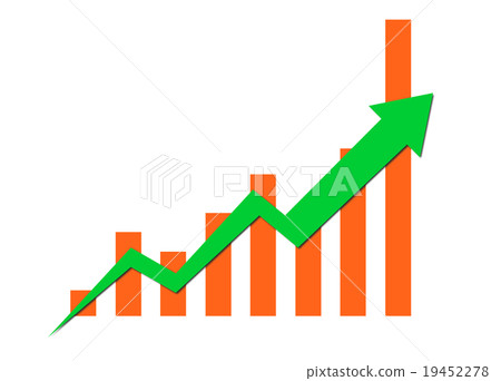 Upward Graph - Stock Illustration [19452278] - PIXTA