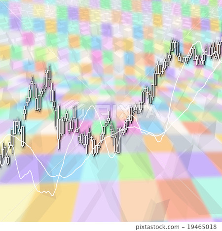 Pastel color stock market and stock price - Stock Illustration ...