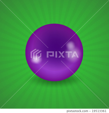 set of billiard balls, billiards, American purple - Stock Illustration ...