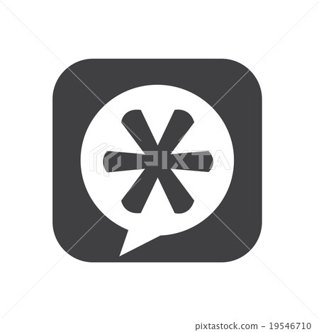 Asterisk Footnote sign icon - Stock Illustration [19546710] - PIXTA