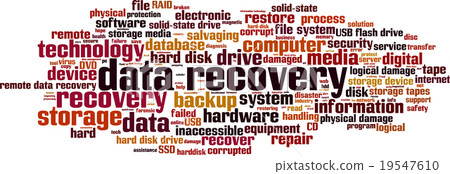 Data recovery word cloud - Stock Illustration [19547610] - PIXTA
