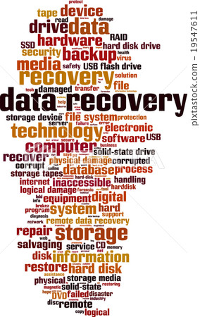 Data recovery word cloud - Stock Illustration [19547611] - PIXTA