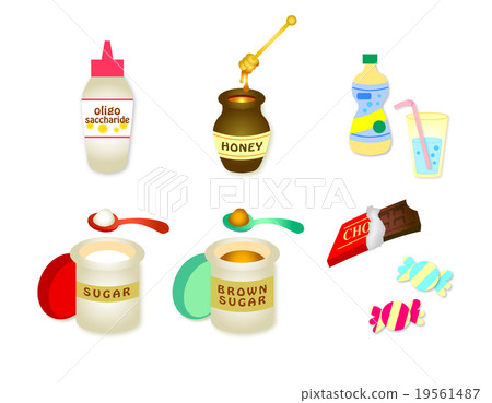 Sugar sugar Sweet one Cute illustrations material - Stock Illustration ...