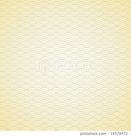 Japanese Pattern Owan wave background - Stock Illustration [19578472 ...