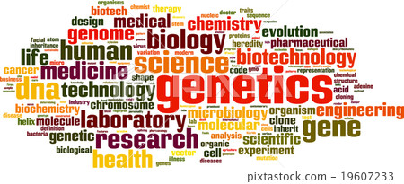 Genetics word cloud - Stock Illustration [19607233] - PIXTA