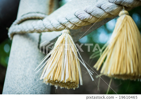 sacred shrine rope - Stock Photo [19610465] - PIXTA